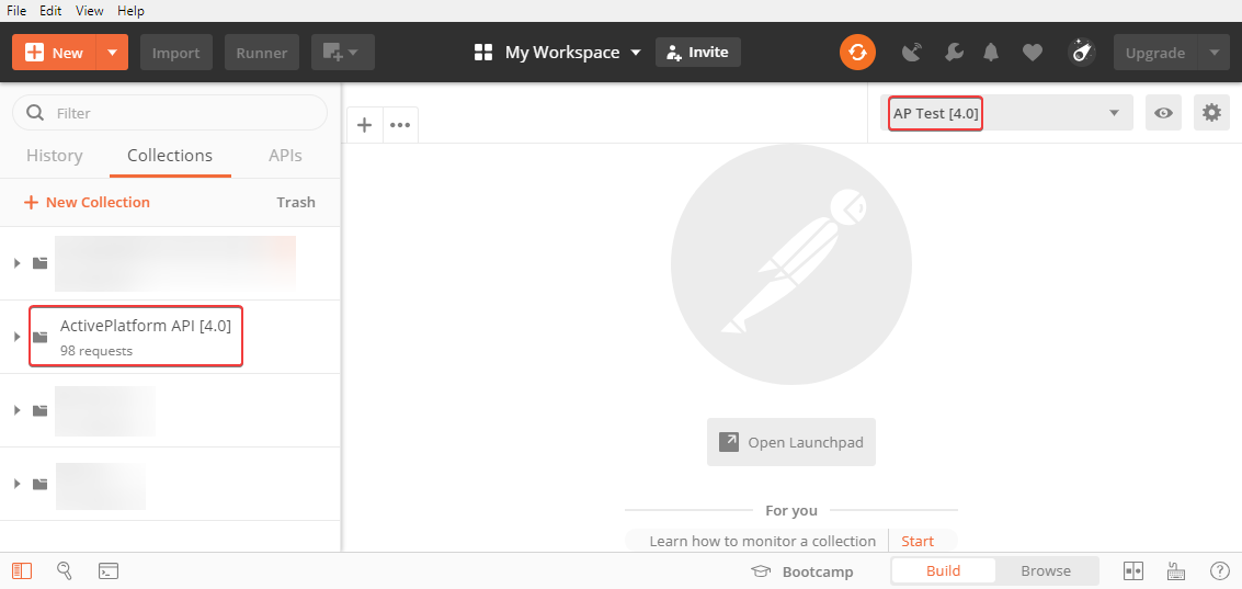 Коллекция Postman для API ActivePlatform — ActivePlatform. Reseller API Reference Guide