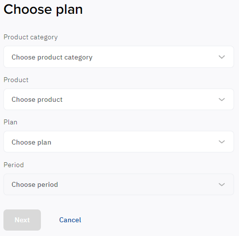 Buy subscription — ActivePlatform. Customer Control Panel