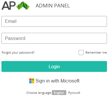 Signing in to the Operator Control Panel with Microsoft ...
